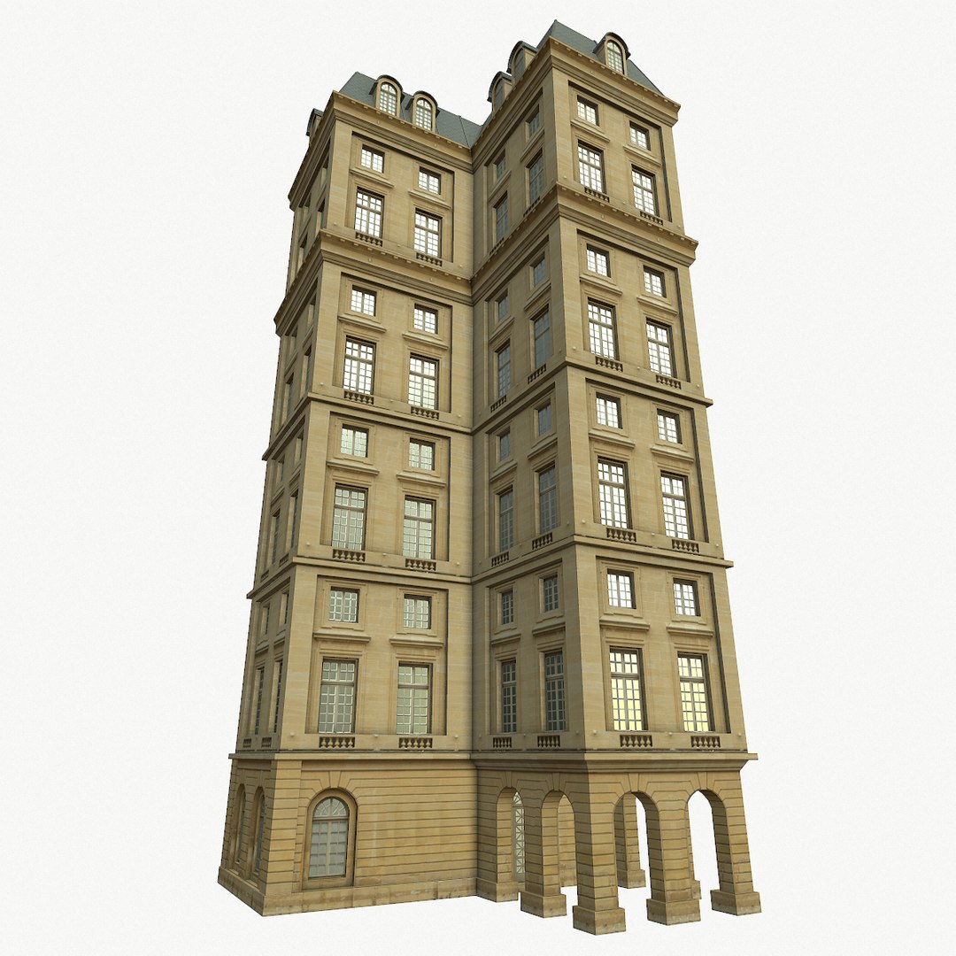 Classical building 3D model - TurboSquid 1338283