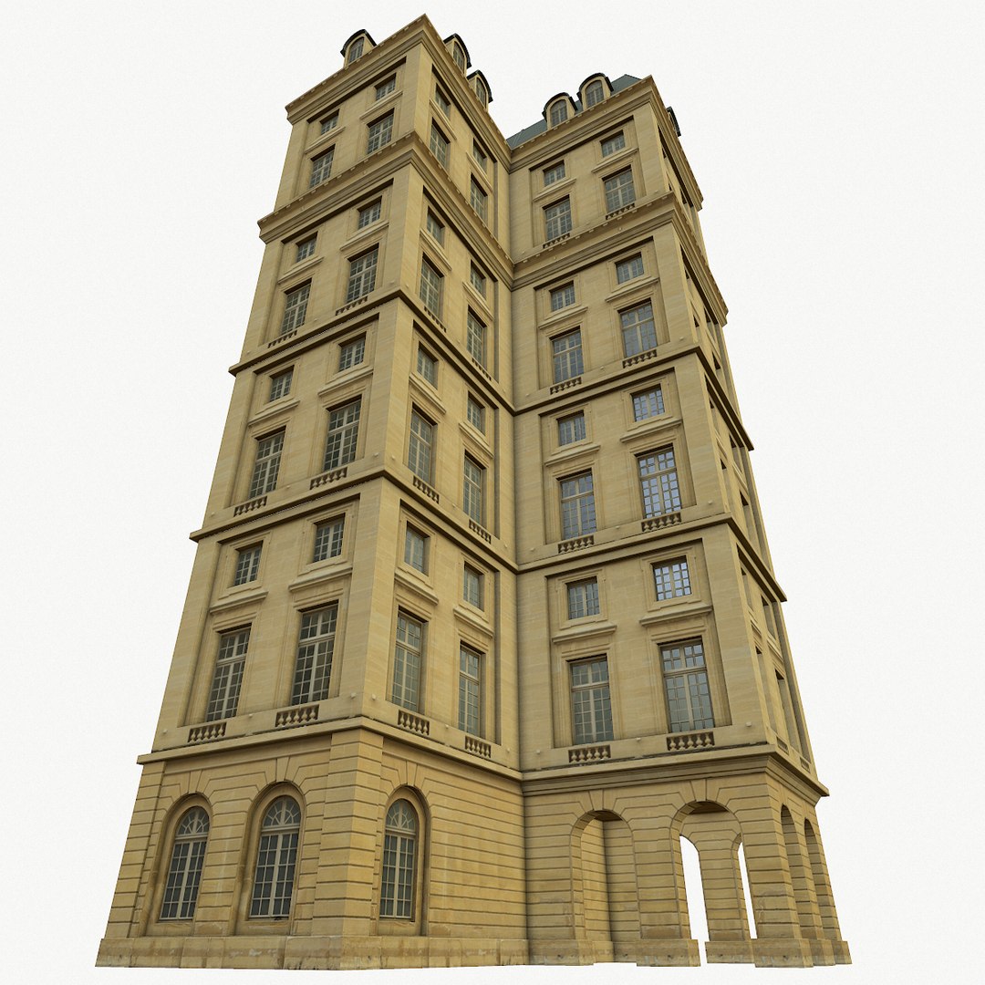 Classical building 3D model - TurboSquid 1338283