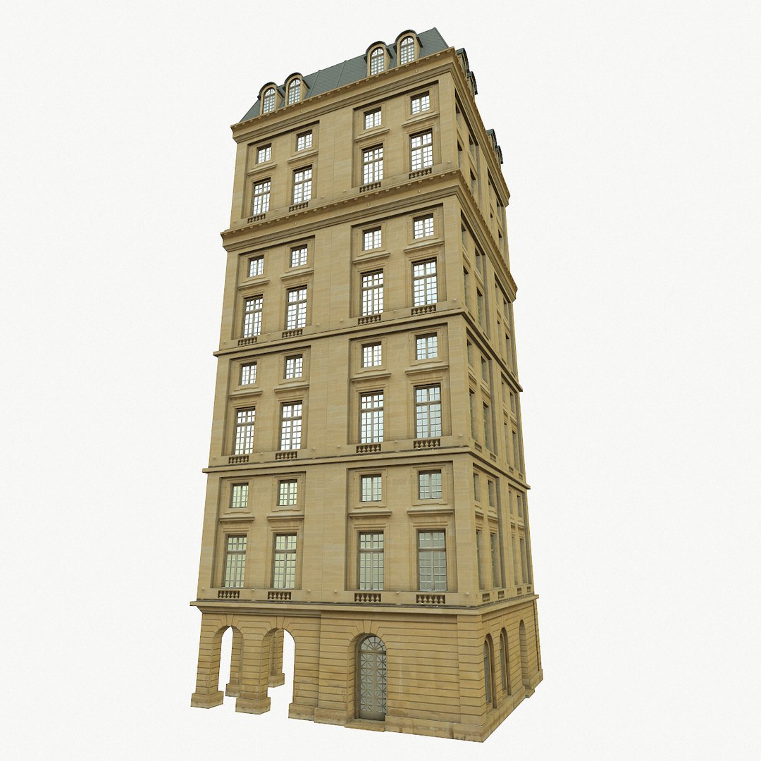 Classical building 3D model - TurboSquid 1338283