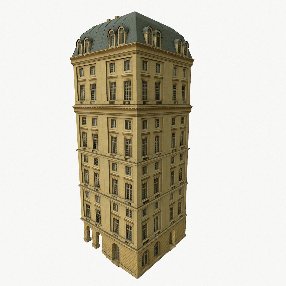 Classical building 3D model - TurboSquid 1338283