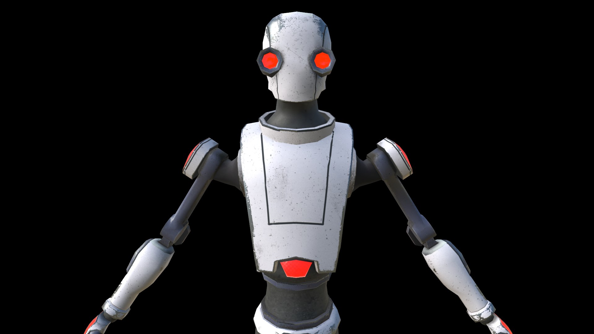Free 3D Robot Low-poly Pbr - TurboSquid 1589358