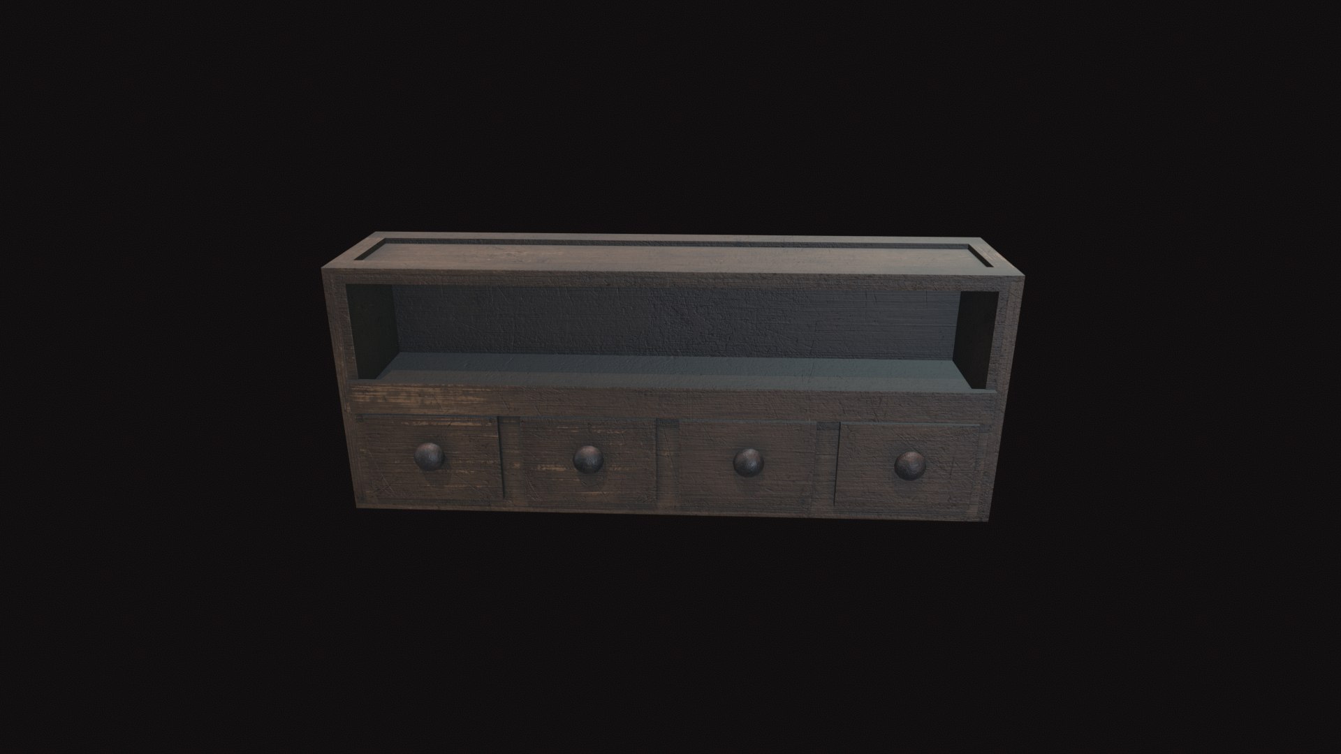 Medieval Medieval Wall Cabinet 02 3D Model - TurboSquid 2320554