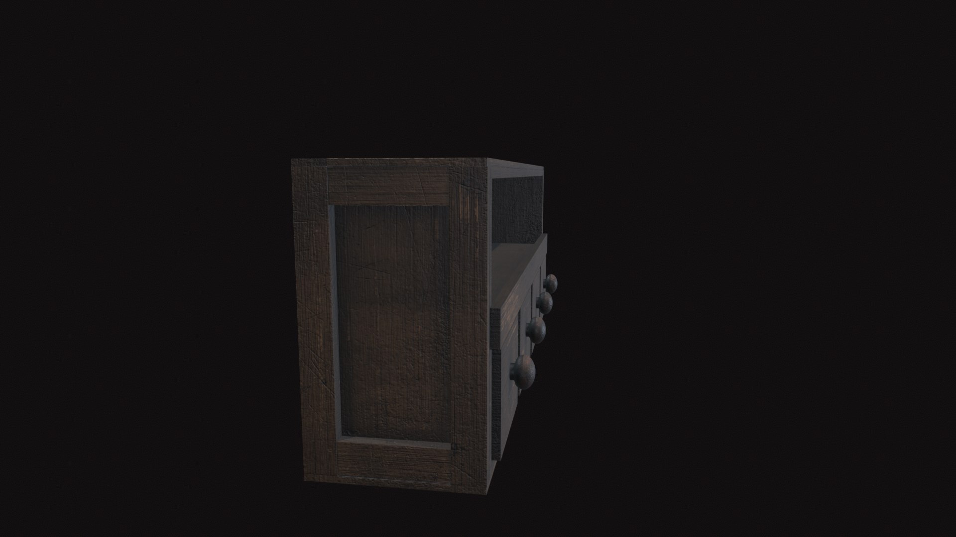 Medieval Medieval Wall Cabinet 02 3D Model - TurboSquid 2320554