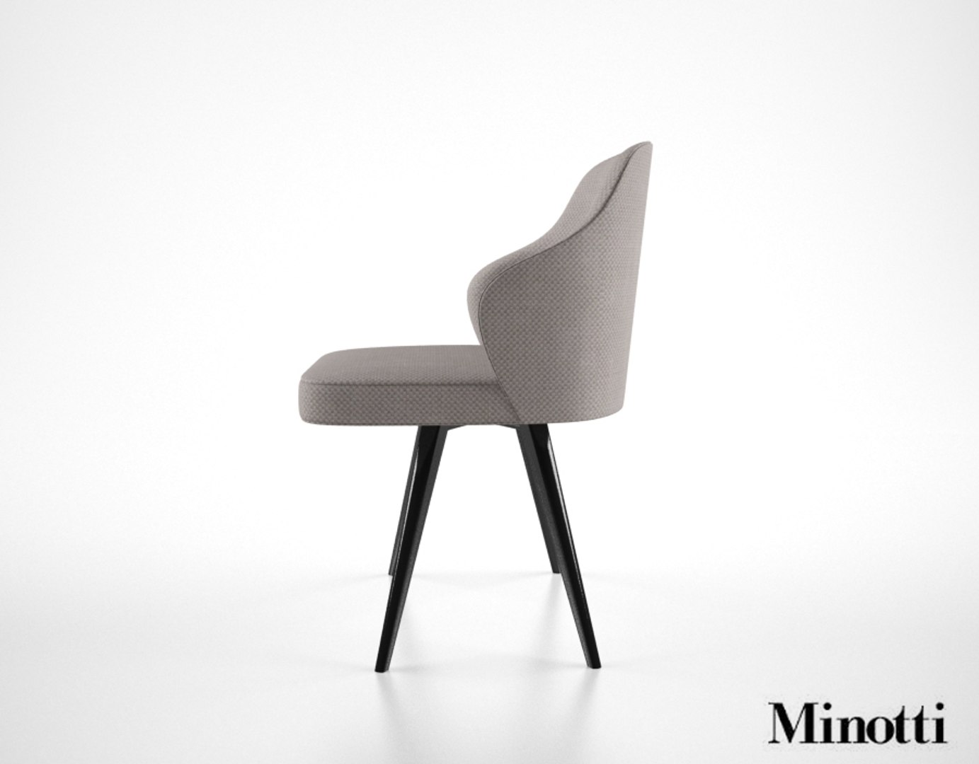Minotti Leslie Chair 3d Max
