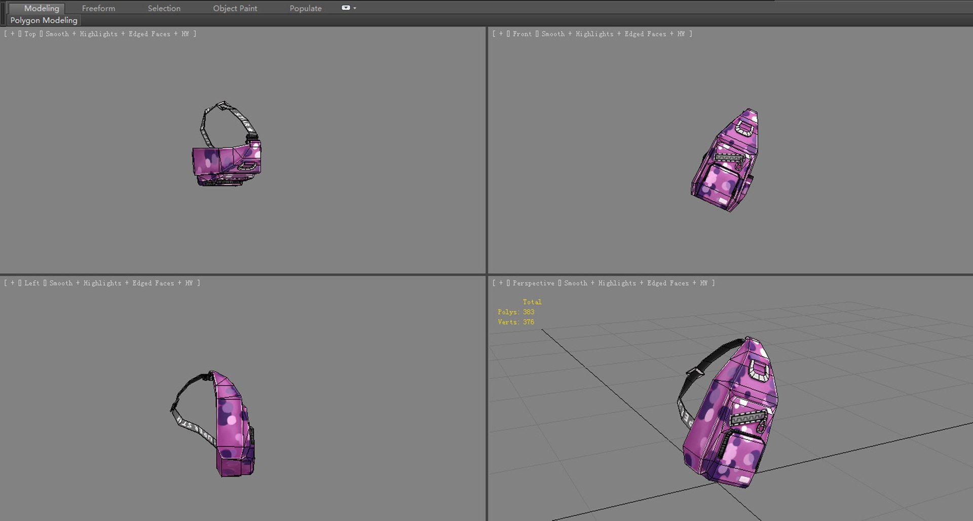 Cartoon Fanny Pack Low-poly 3D Model 3D Model - TurboSquid 1952576