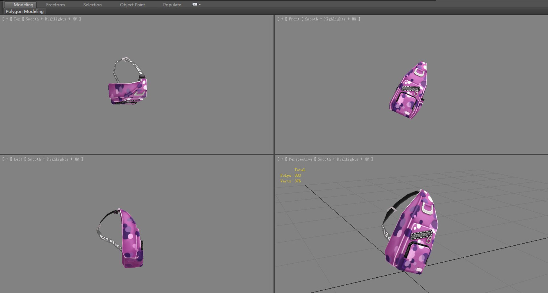 Cartoon Fanny Pack Low-poly 3D Model 3D Model - TurboSquid 1952576