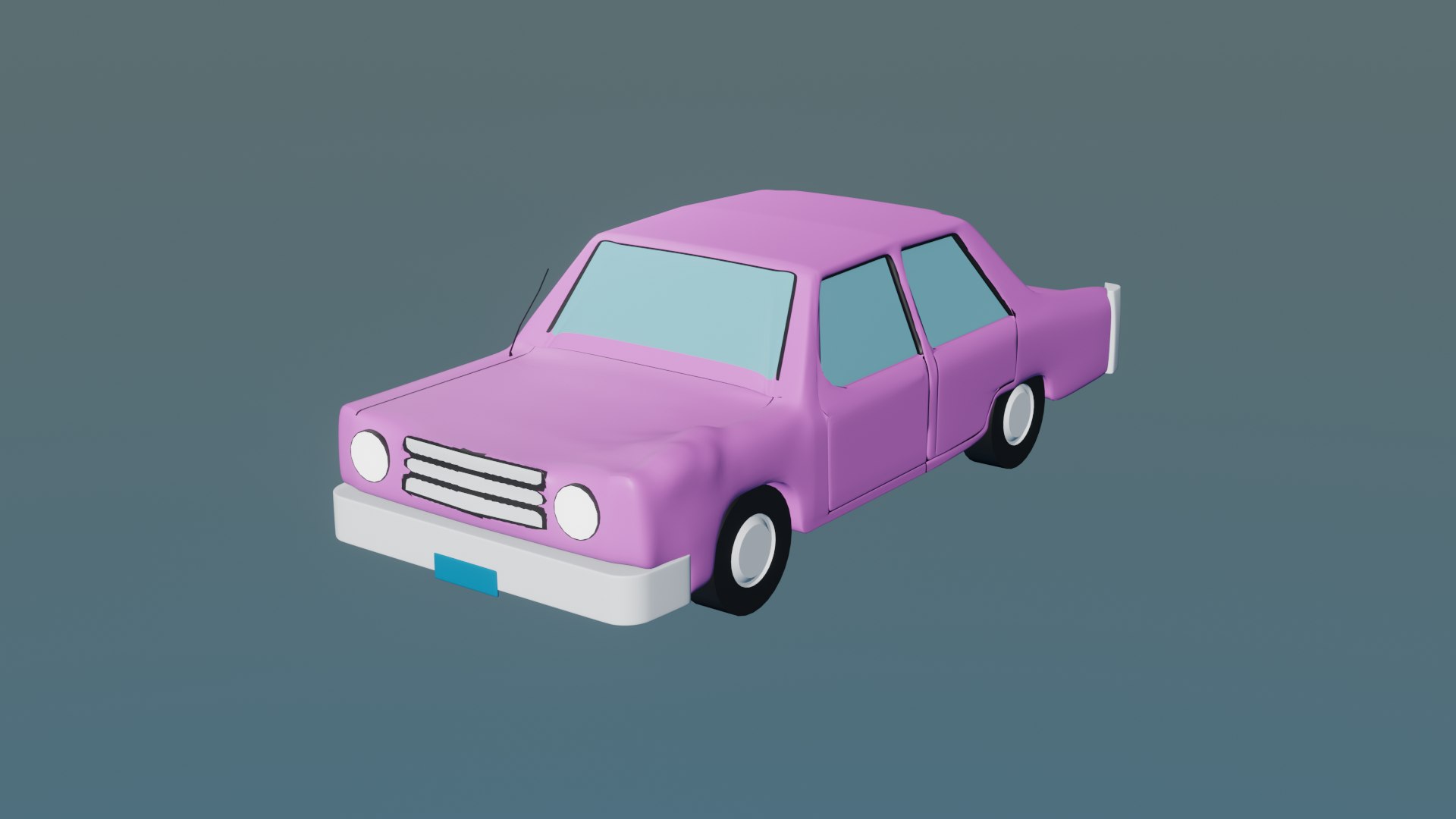 The Simpsons Family Car 3D Model - TurboSquid 2089832