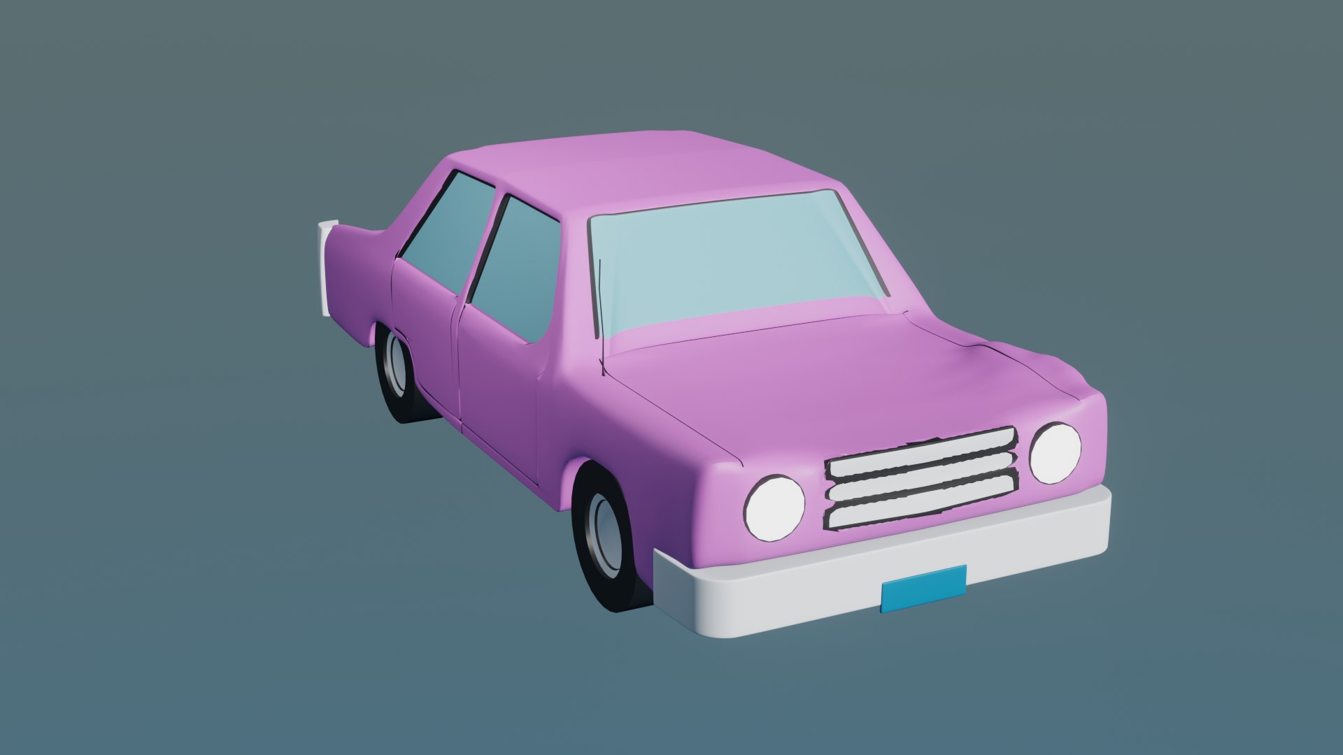 The Simpsons Family Car 3D Model - TurboSquid 2089832