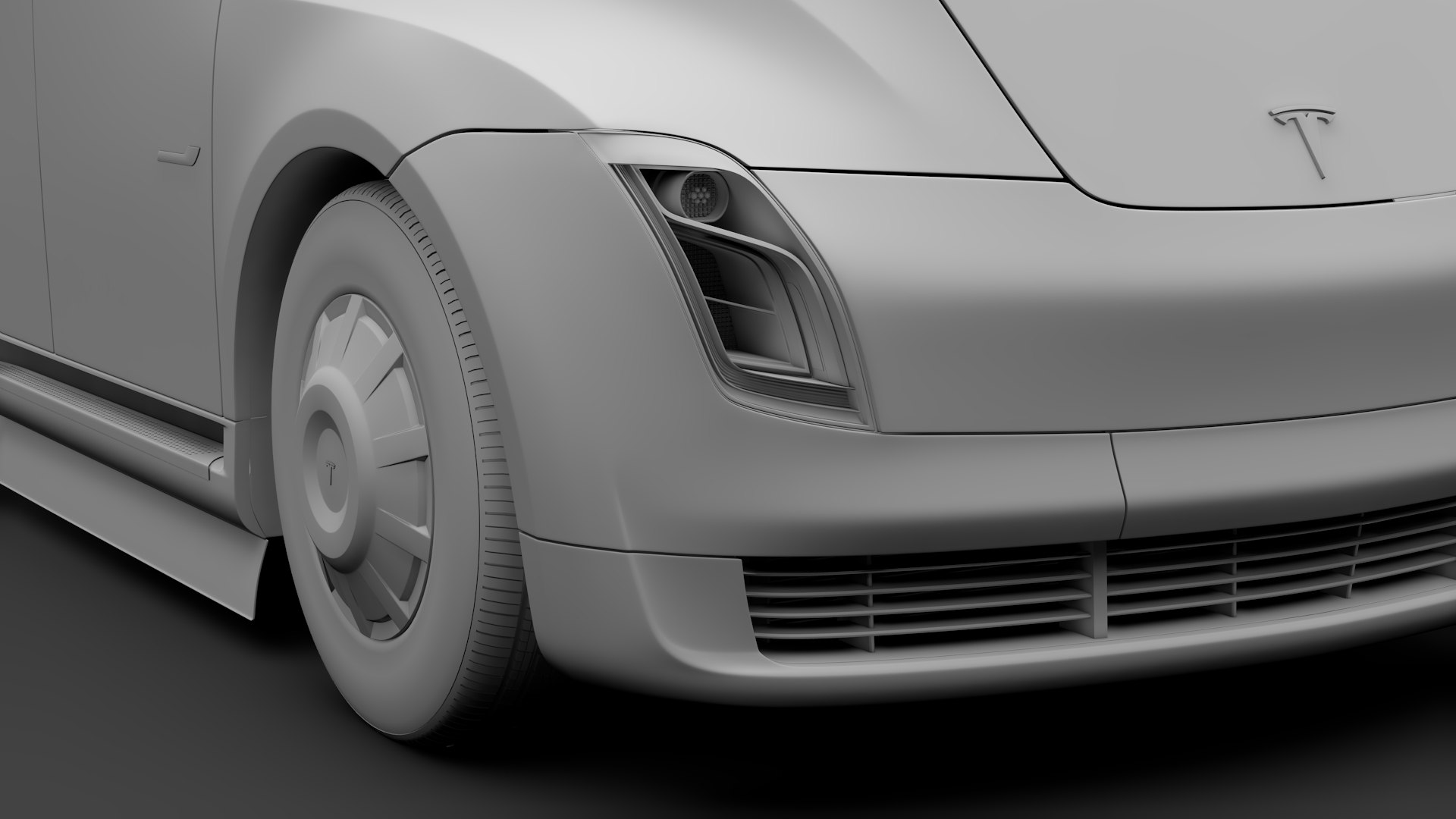 Tesla Semi 3axis 2018 3D Model - TurboSquid 1263589