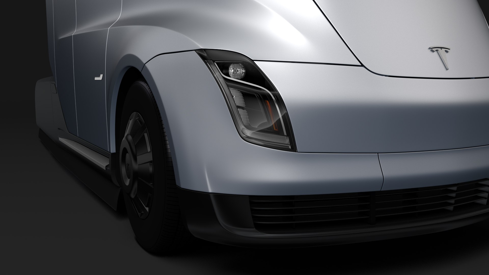 Tesla Semi 3axis 2018 3D Model - TurboSquid 1263589
