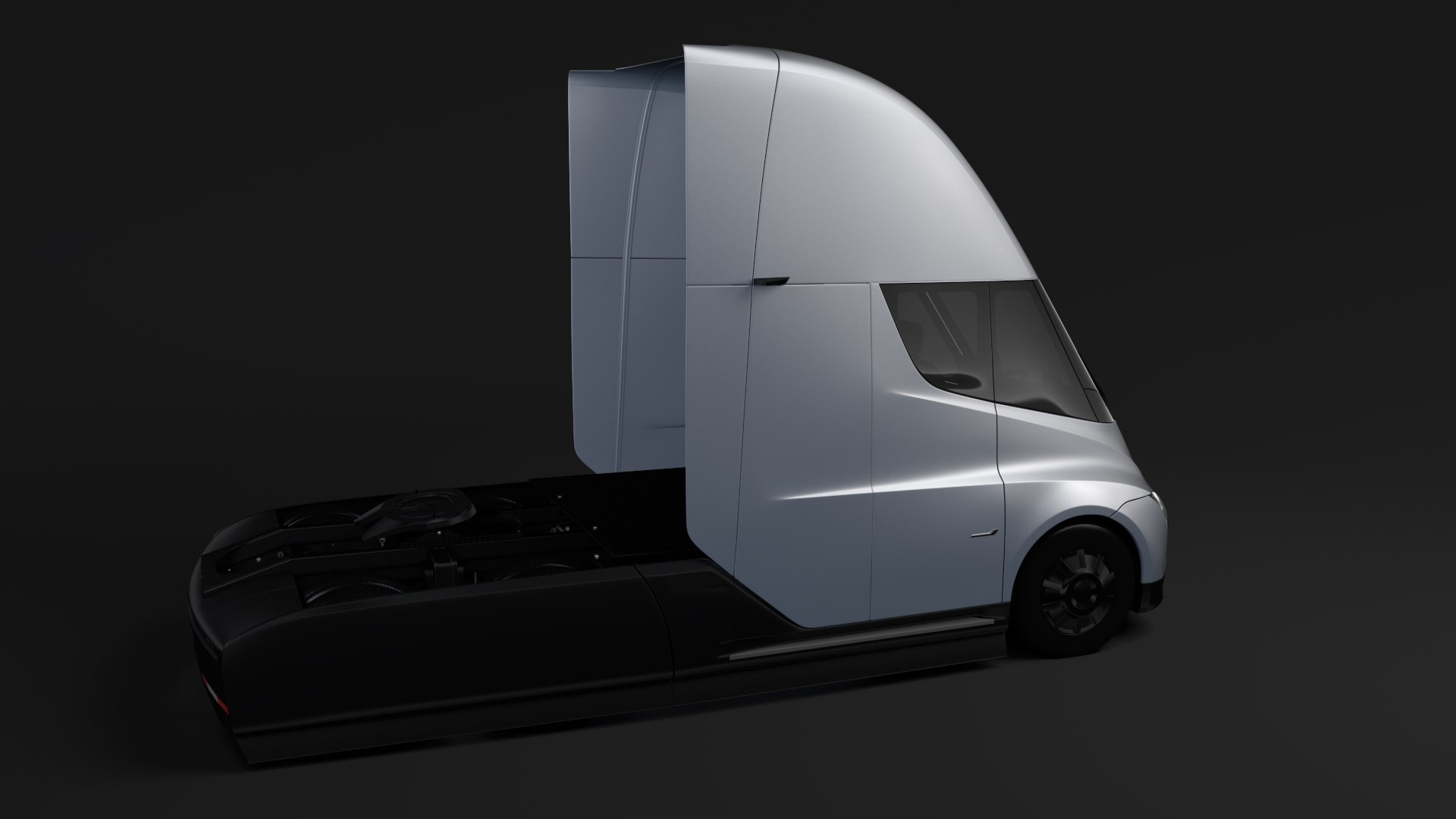 Tesla Semi 3axis 2018 3D Model - TurboSquid 1263589