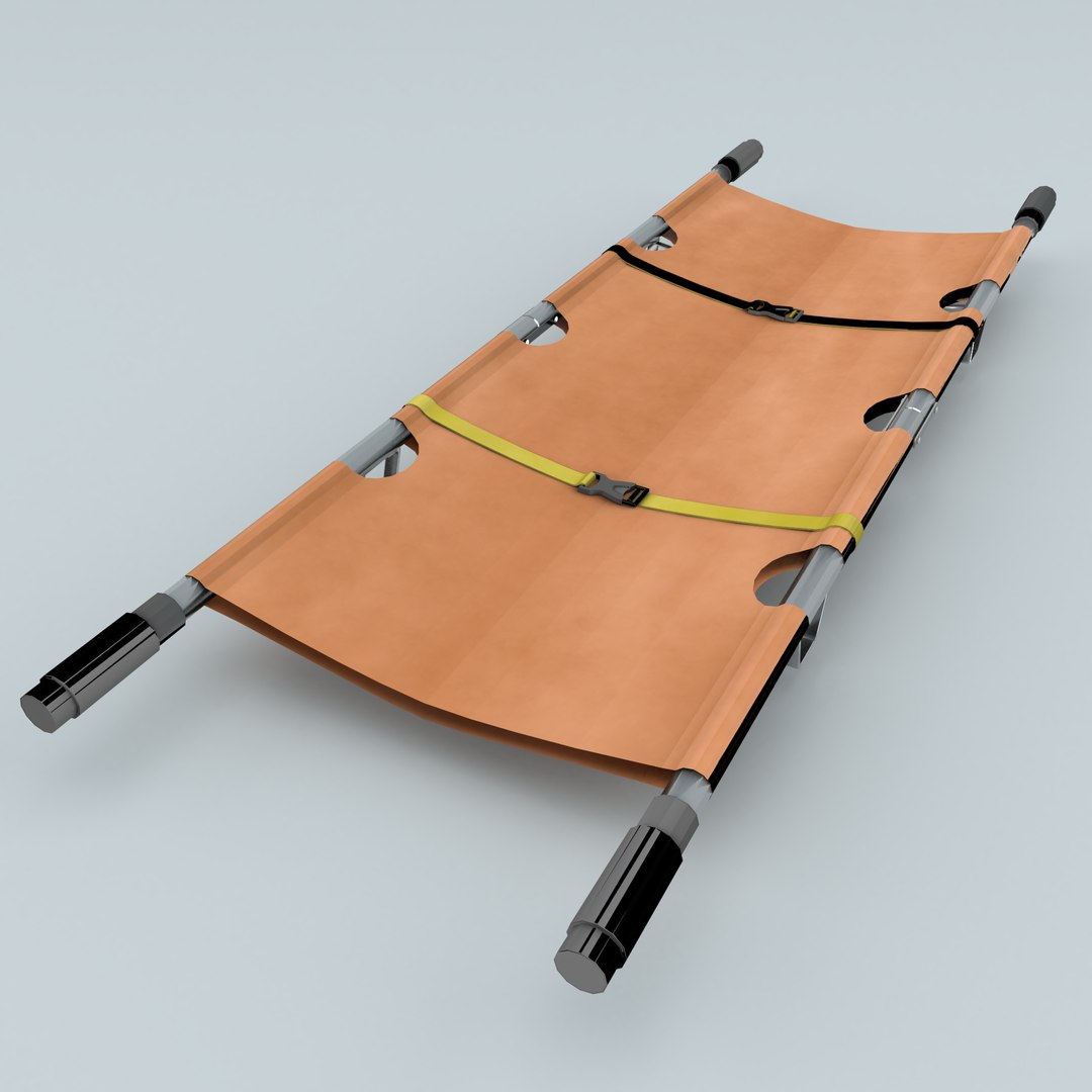 3D Model Rolling Stretcher - TurboSquid 1642258