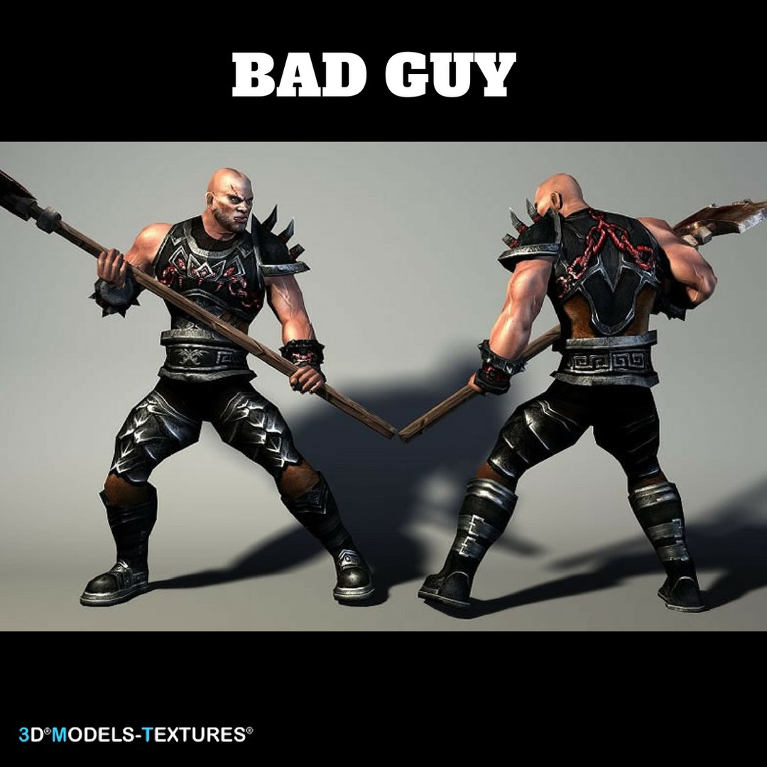 3D Bad Guy - TurboSquid 1210410