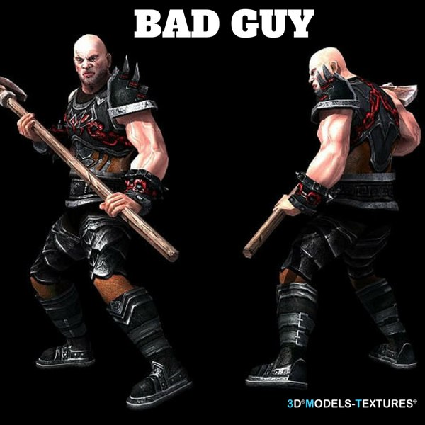 3D bad guy - TurboSquid 1210410
