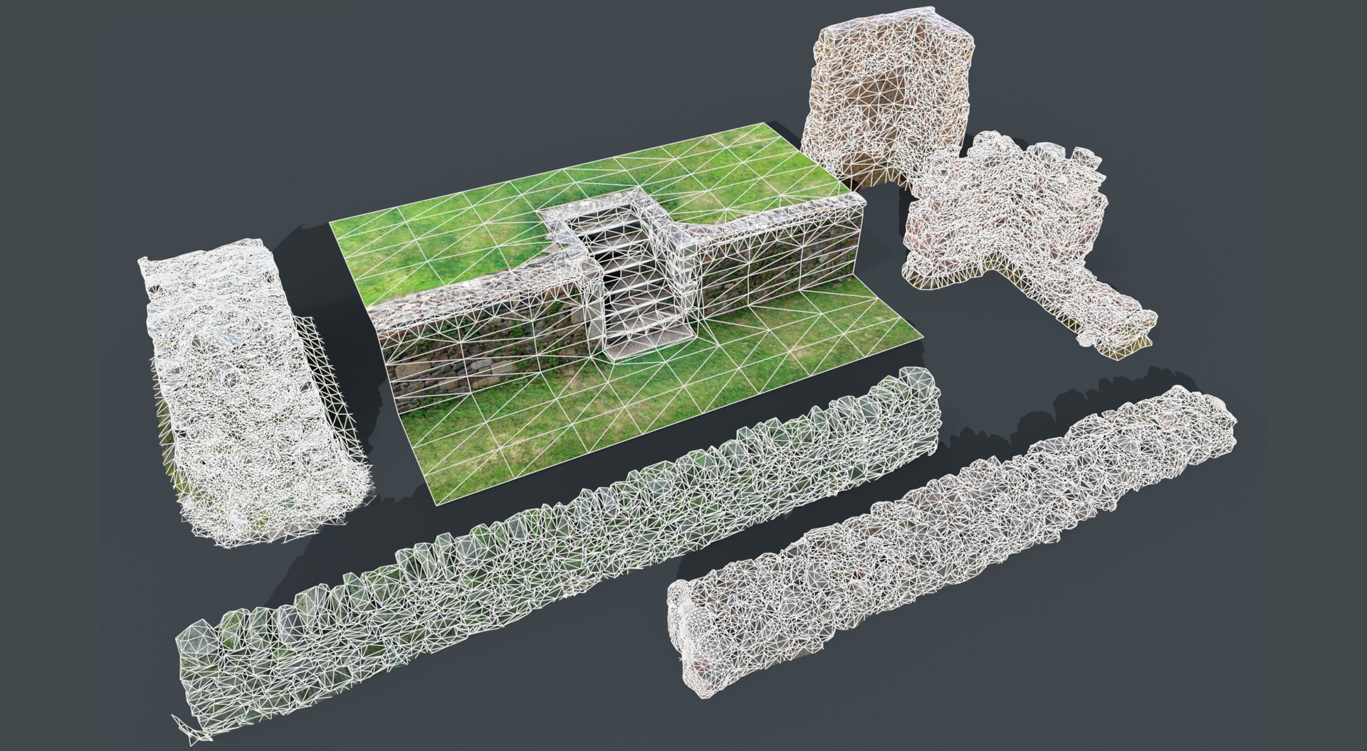 Walls Pack Model - TurboSquid 2079045