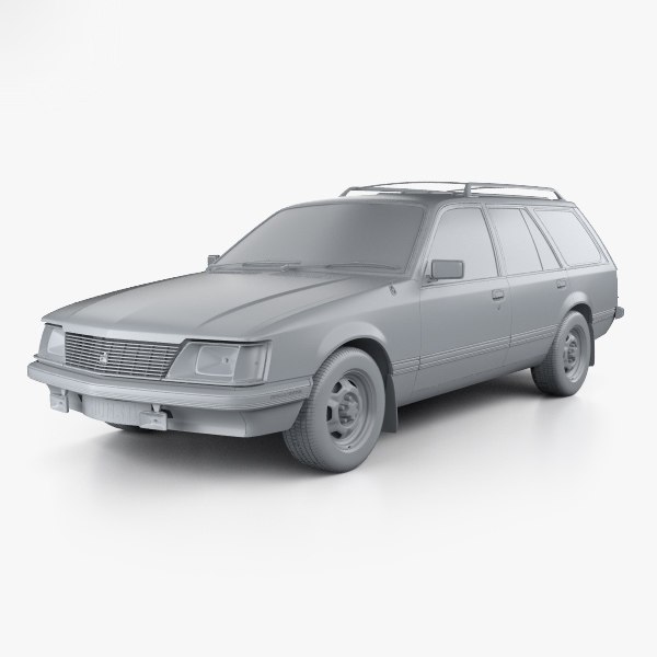 modelo 3d Holden Commodore Wagon 1981 - TurboSquid 1355621