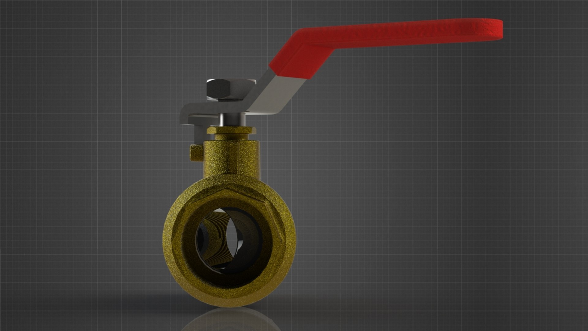 3D Ball Valve Model - TurboSquid 1638832