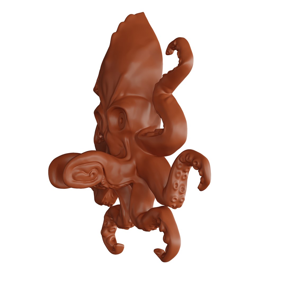 Octopus - shower holder 3D printing model 3D model - TurboSquid 1854869