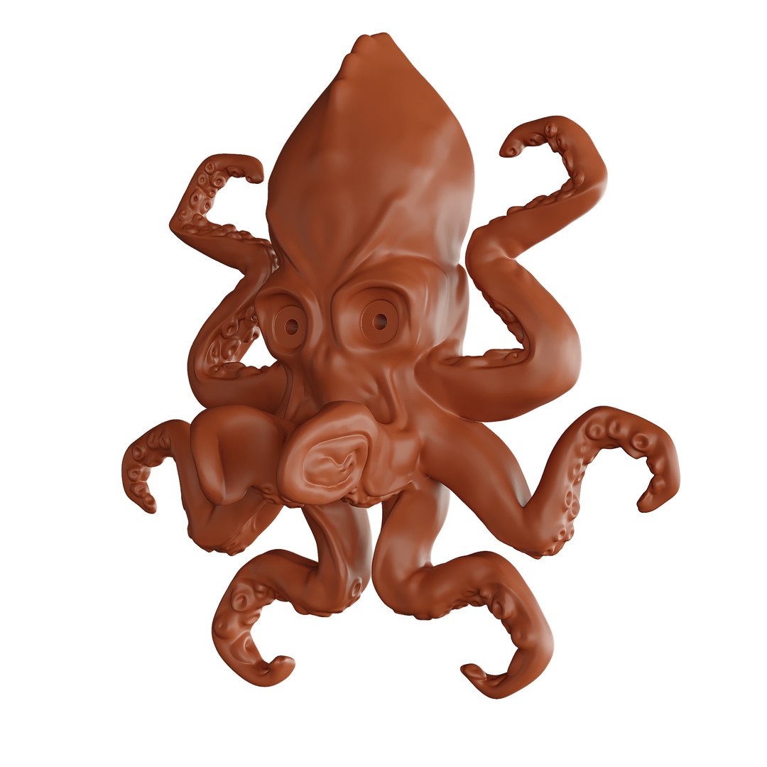 Octopus - Shower Holder 3D Printing Model 3D Model - TurboSquid 1854869