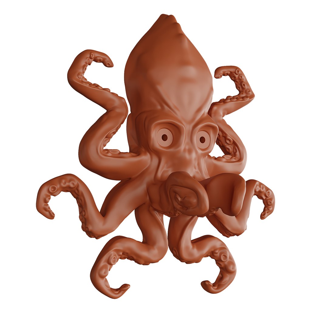 Octopus - Shower Holder 3D Printing Model 3D Model - TurboSquid 1854869
