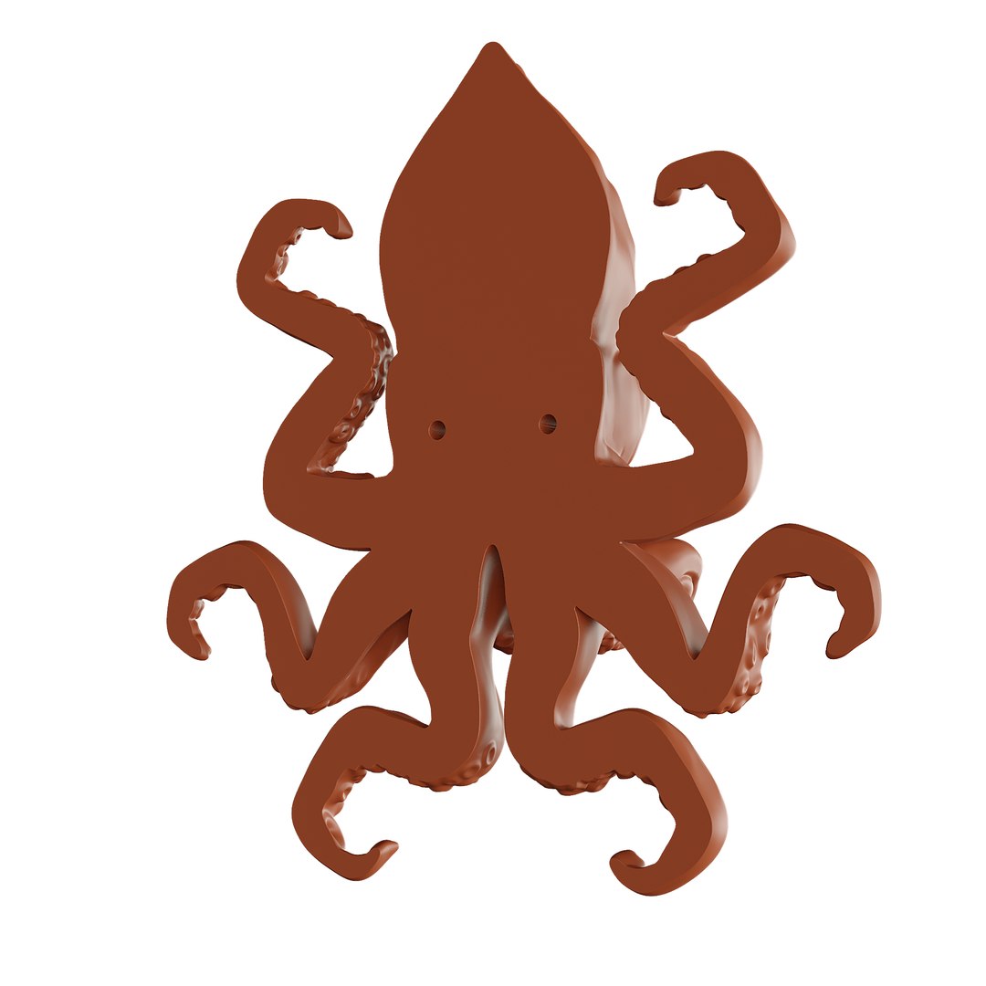 Octopus - Shower Holder 3D Printing Model 3D Model - TurboSquid 1854869