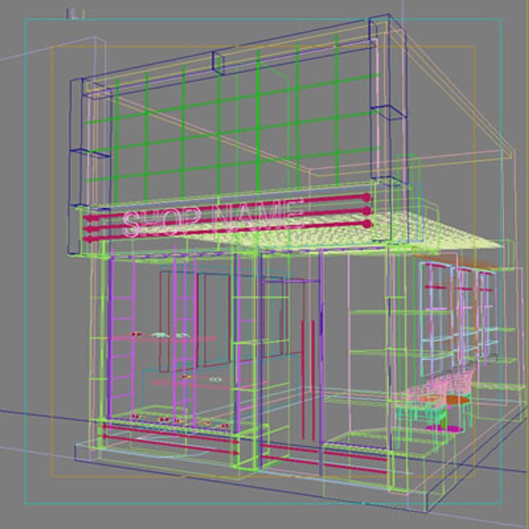Shop 3d Model