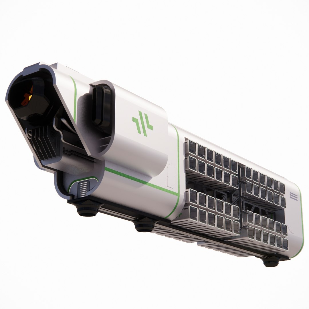 3D Model Sci-fi Airship Barge 004 - TurboSquid 1988111