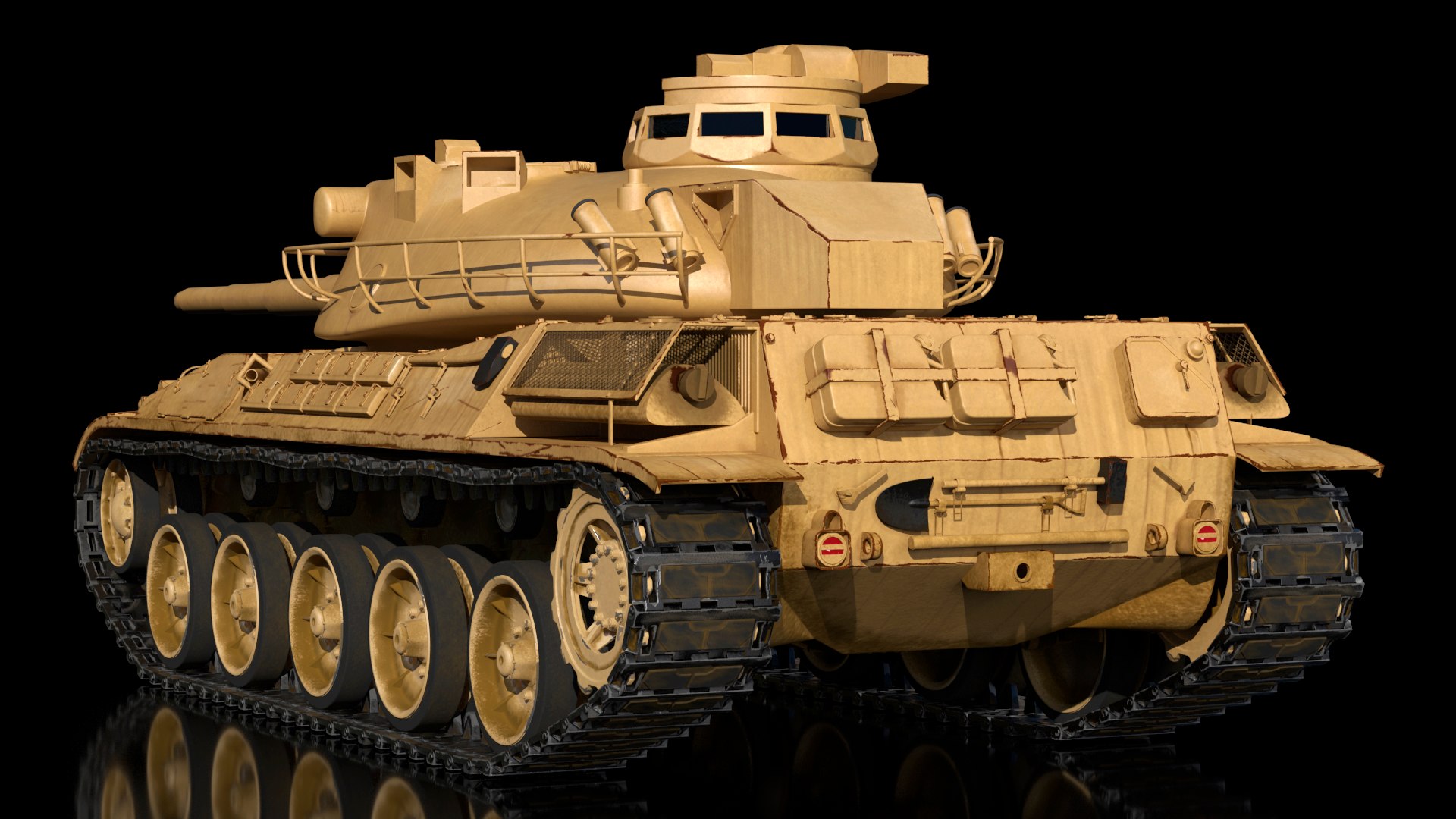 French AMX-30 Heavy Tank 3D Model - TurboSquid 2068573