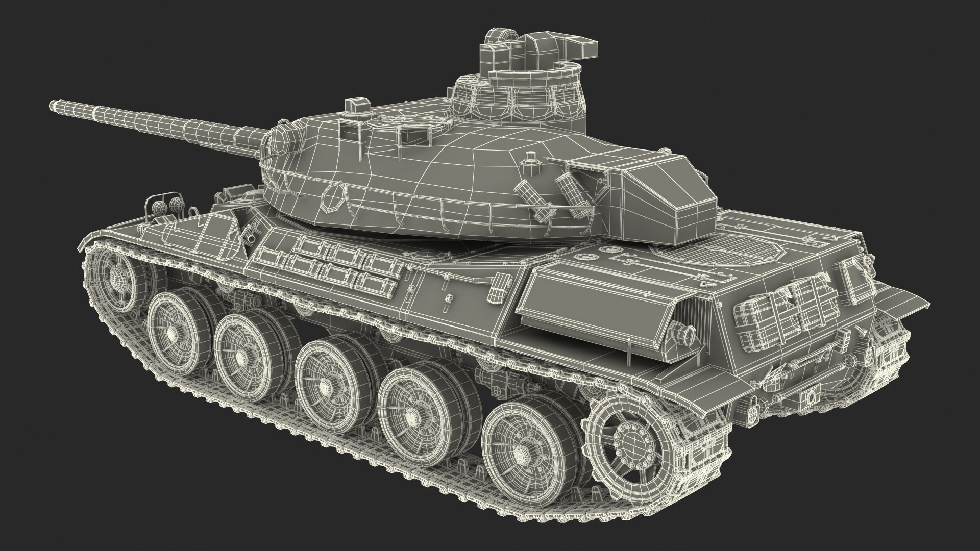 French AMX-30 Heavy Tank 3D model - TurboSquid 2068573