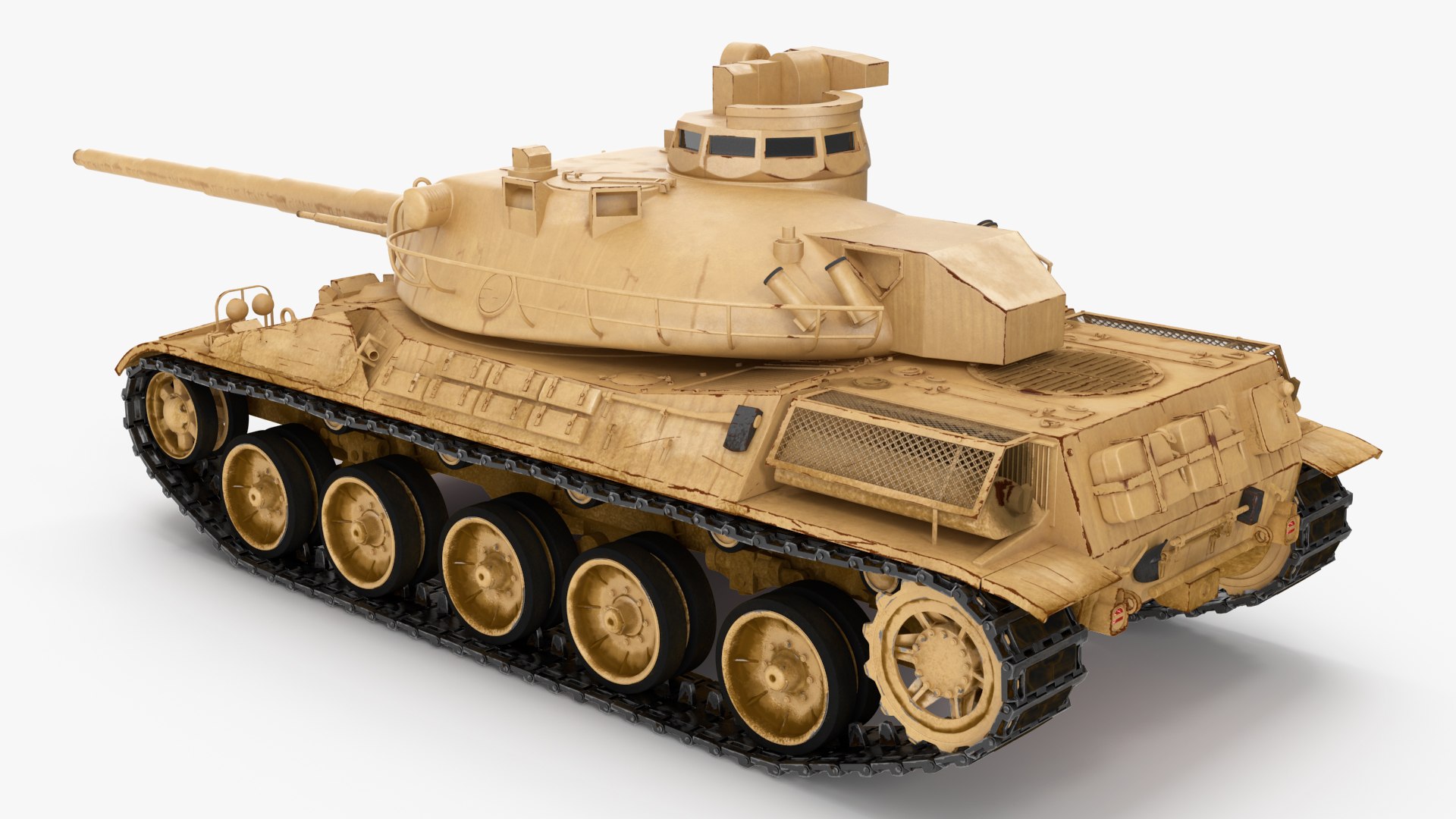 French AMX-30 Heavy Tank 3D Model - TurboSquid 2068573