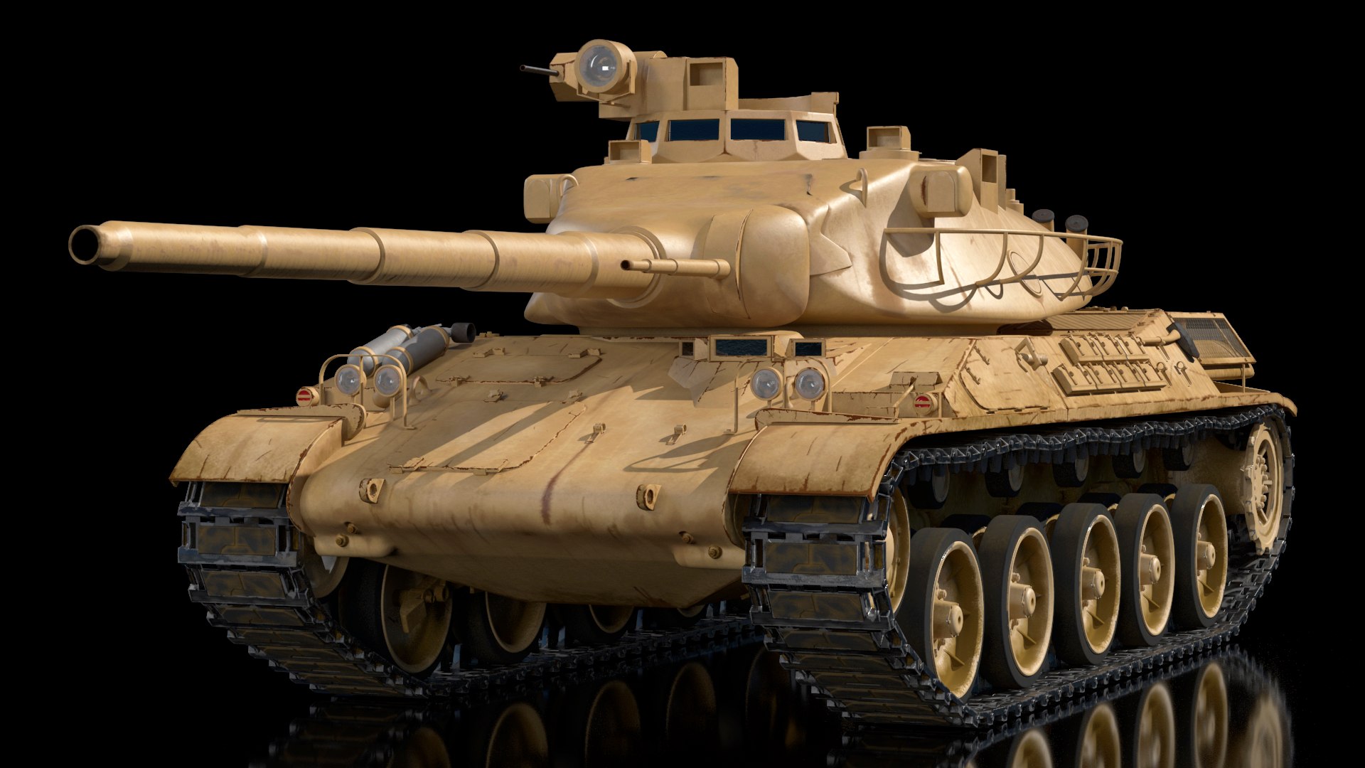 French AMX-30 Heavy Tank 3D Model - TurboSquid 2068573