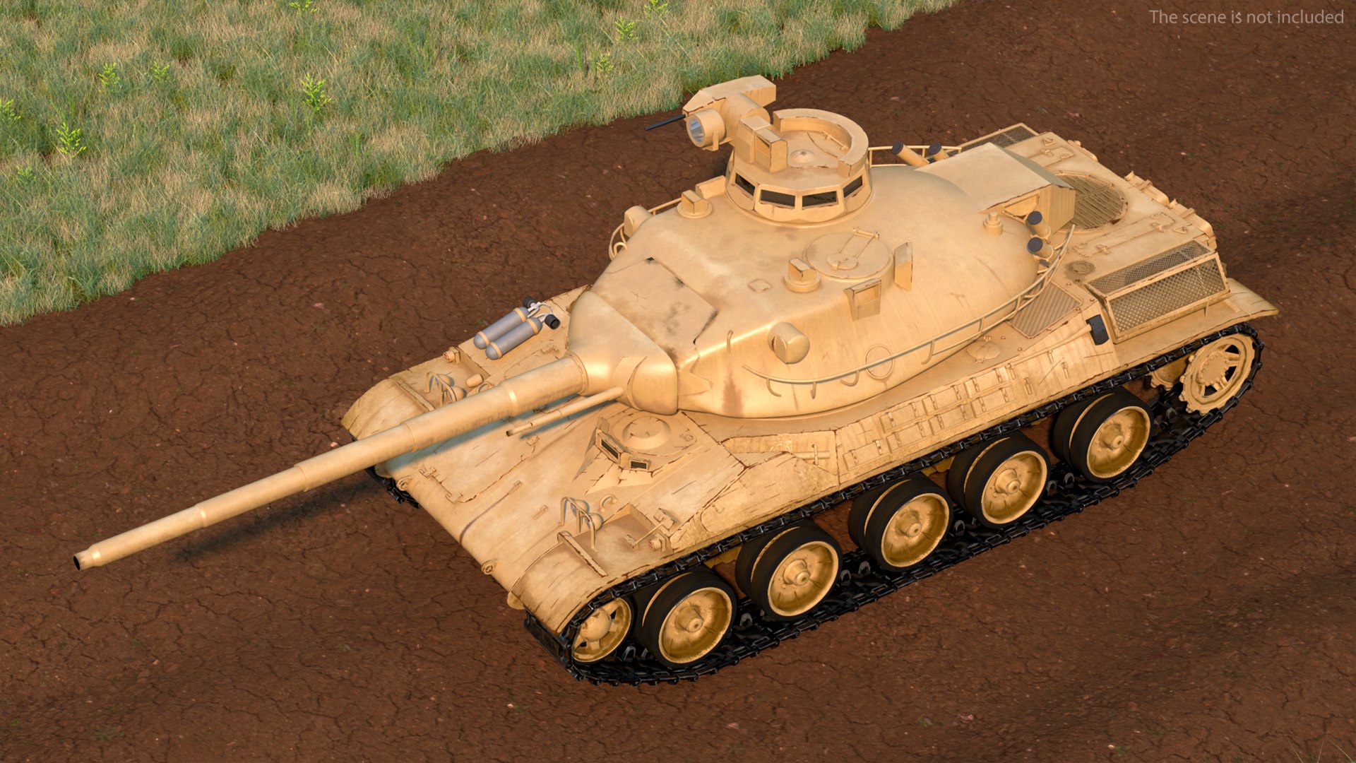 French AMX-30 Heavy Tank 3D Model - TurboSquid 2068573