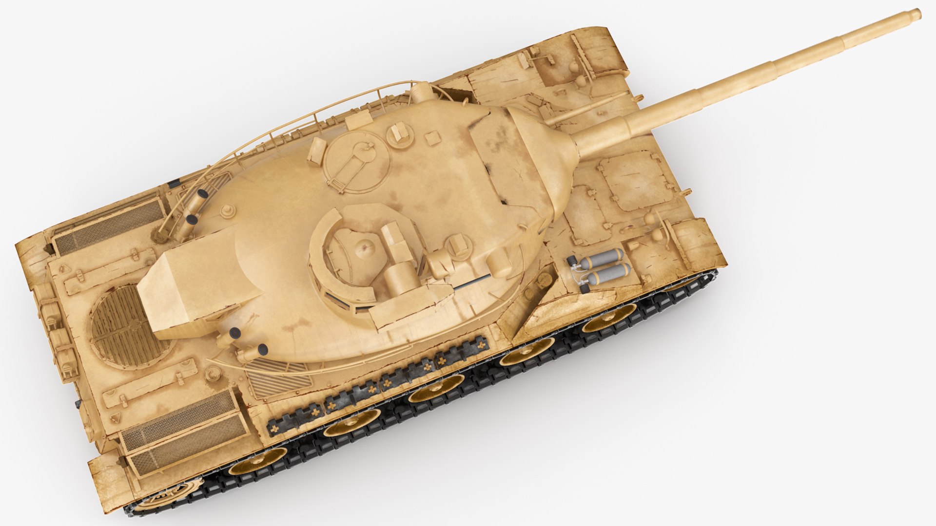 French AMX-30 Heavy Tank 3D Model - TurboSquid 2068573