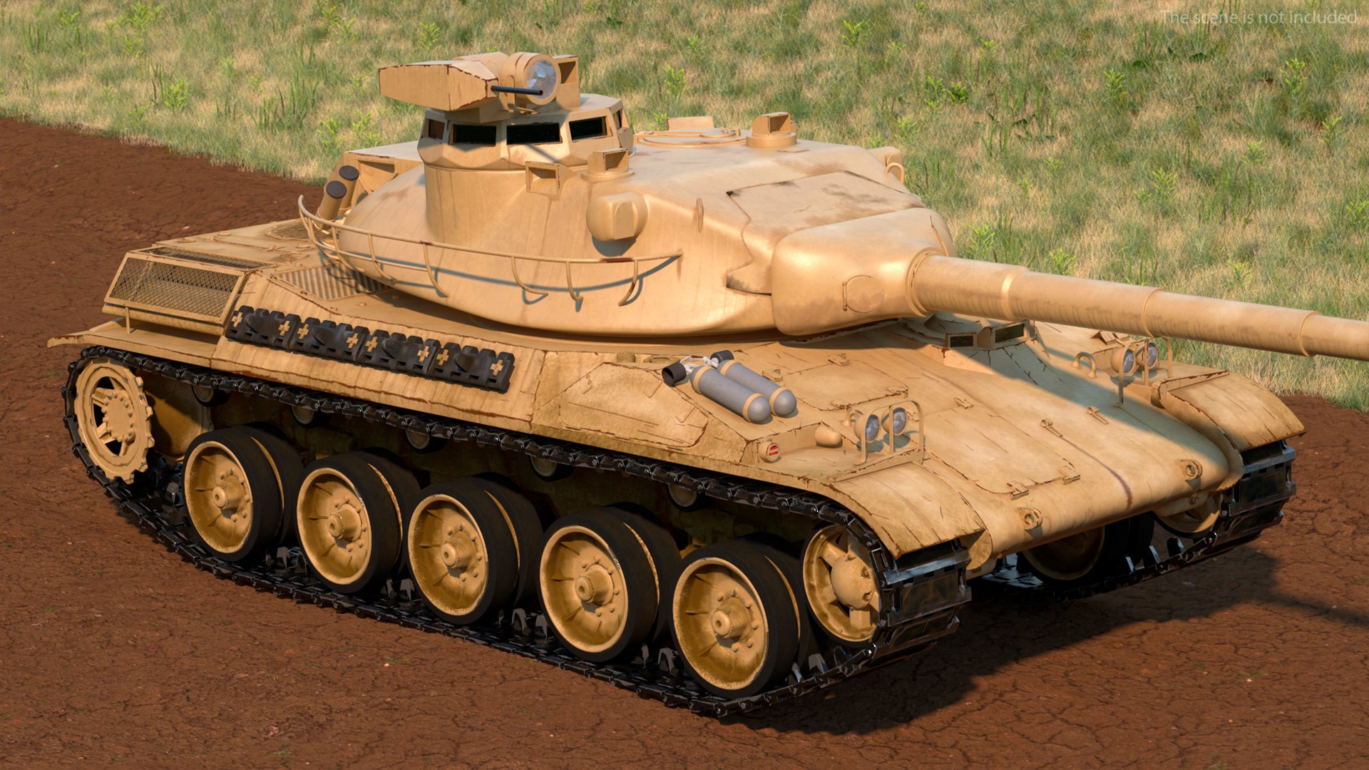 French AMX-30 Heavy Tank 3D Model - TurboSquid 2068573