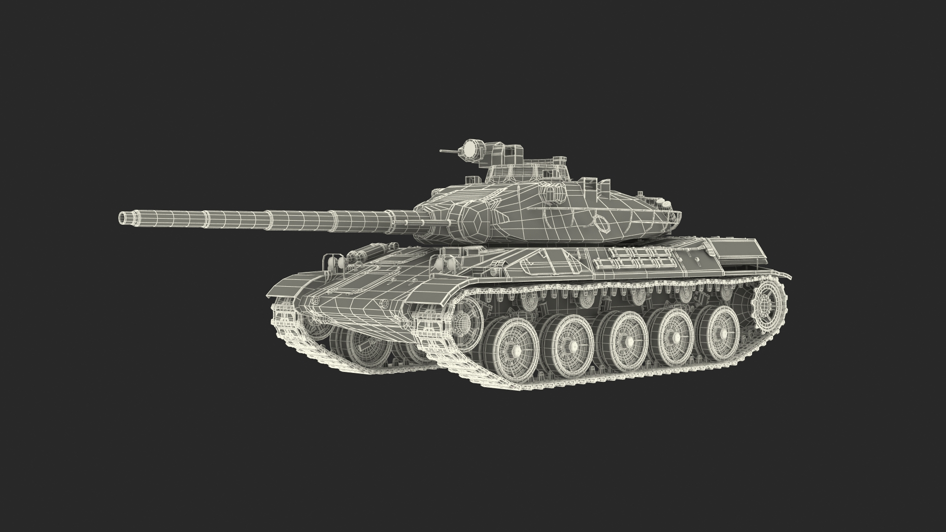 French AMX-30 Heavy Tank 3D Model - TurboSquid 2068573
