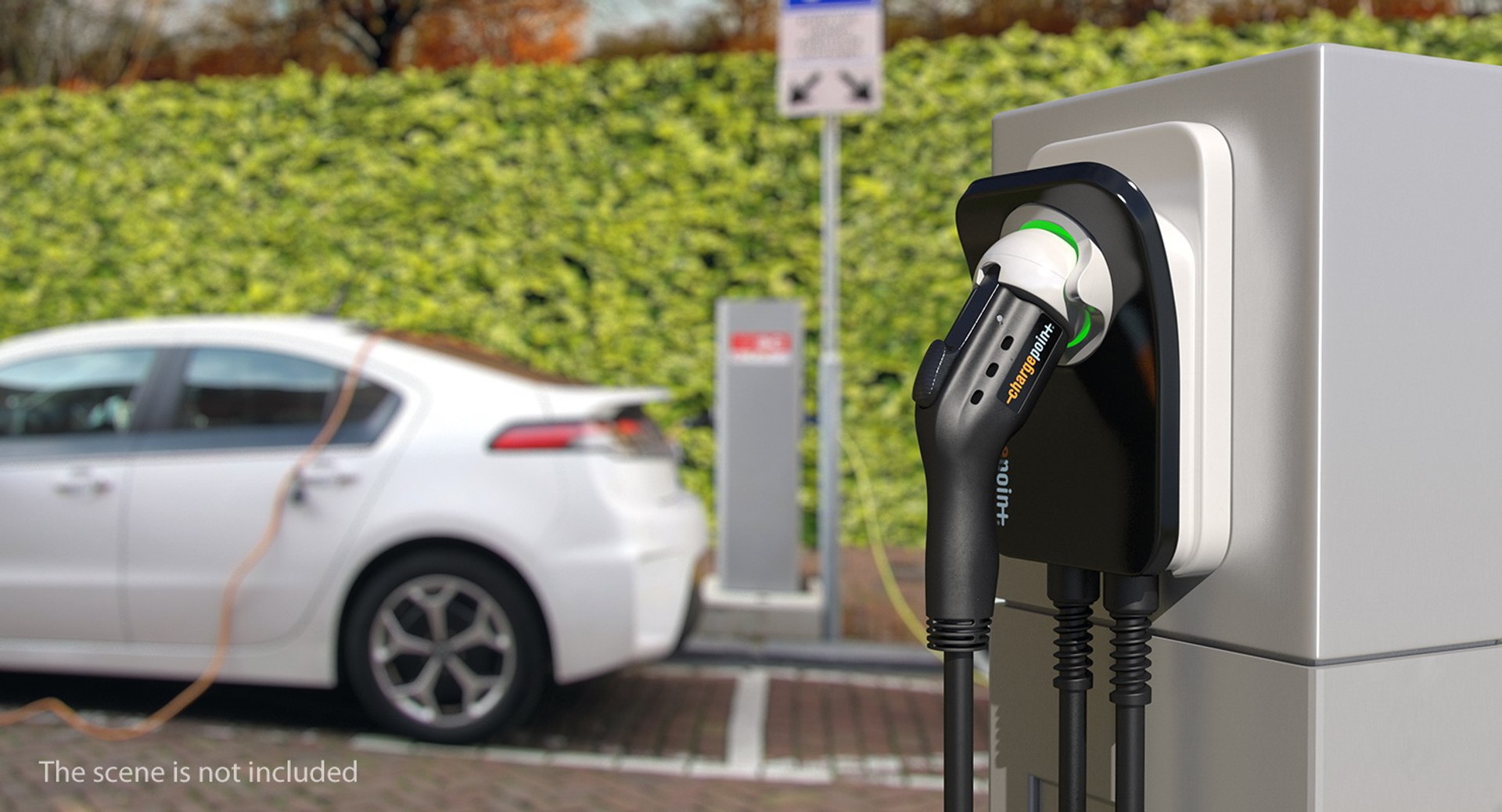 Chargepoint Electric Car Charging 3D Model - TurboSquid 1373851