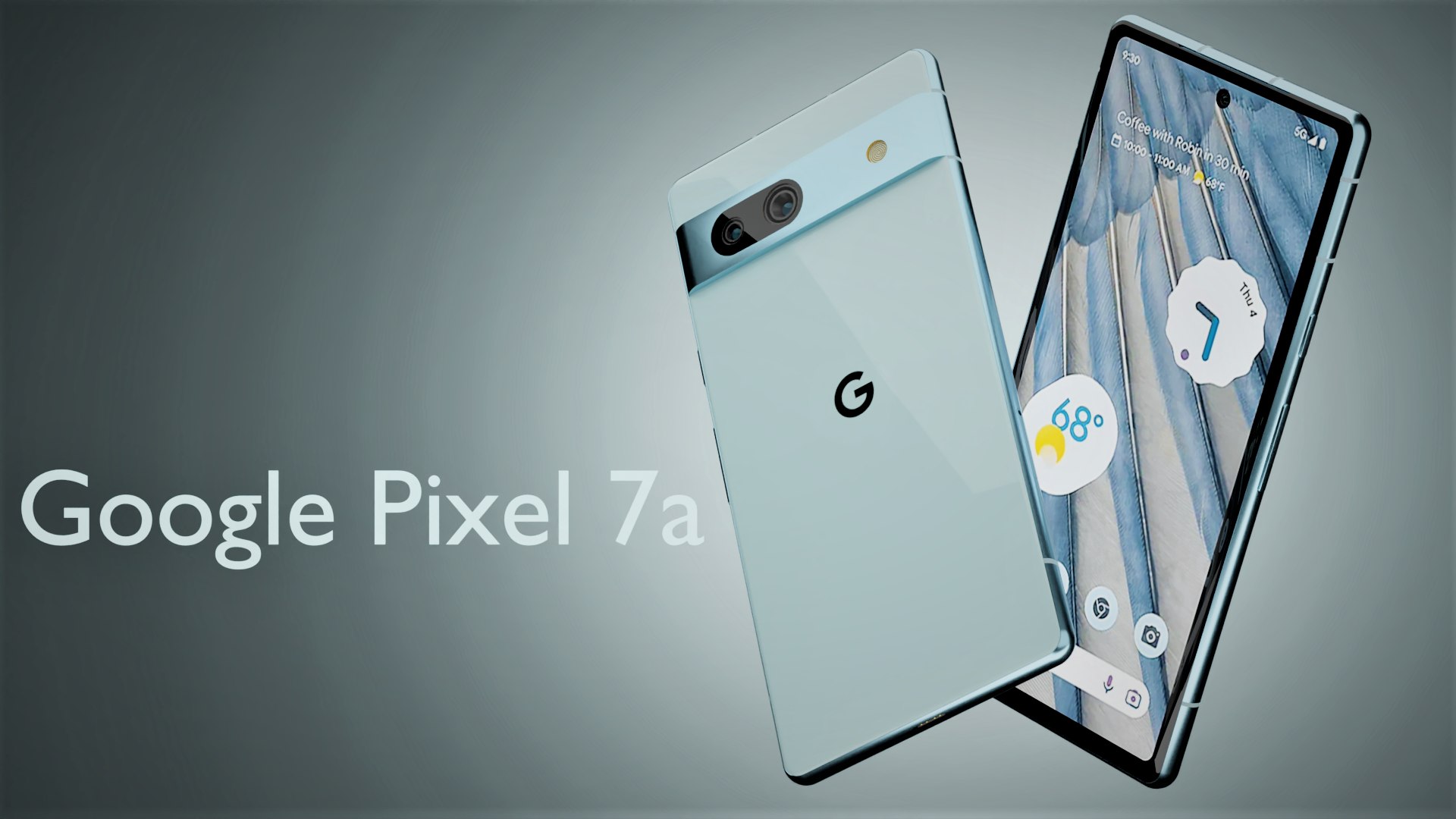 Google Pixel 7a Light Blue Model - TurboSquid 2054656