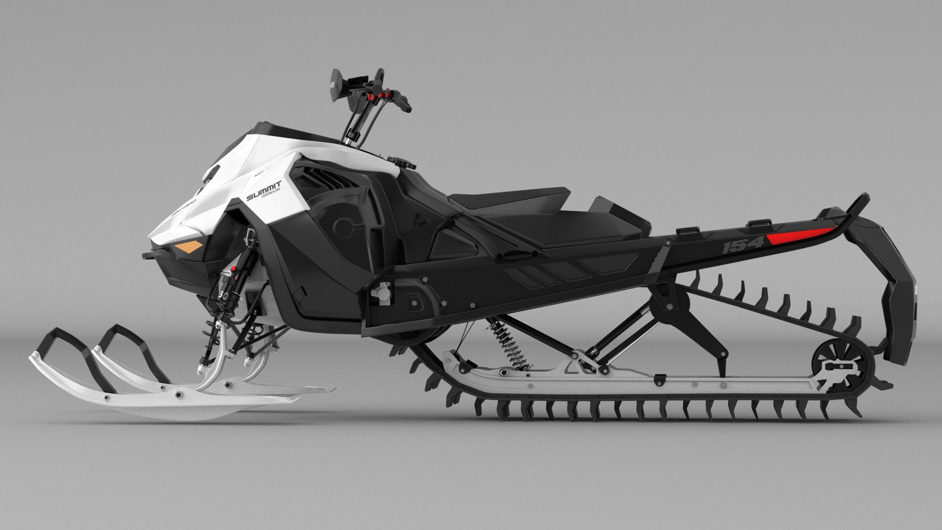 Snowmobile Ski-Doo Summit Adrenaline 600R E-TEC 154 Grey And Black 2025 ...