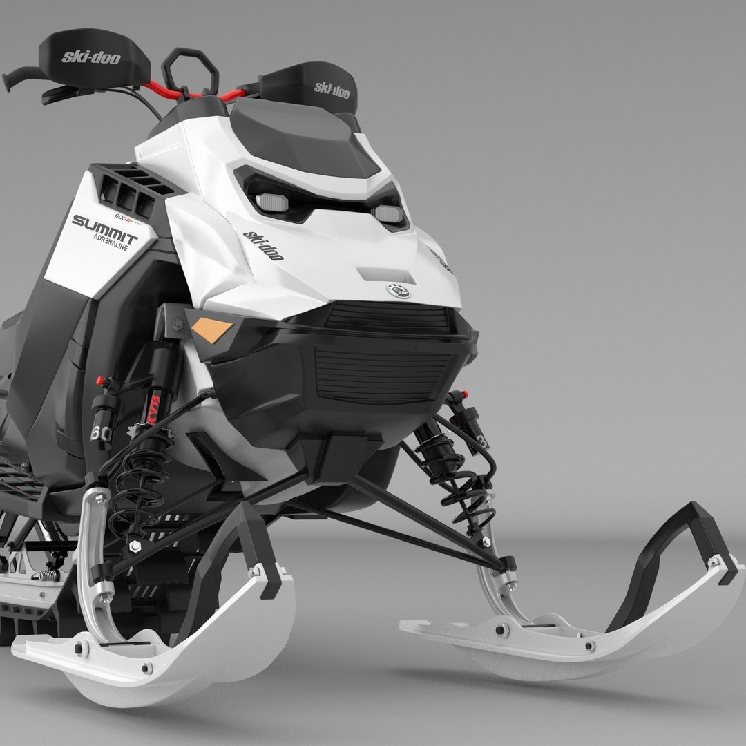 Snowmobile Ski-Doo Summit Adrenaline 600R E-TEC 154 Grey And Black 2025 ...