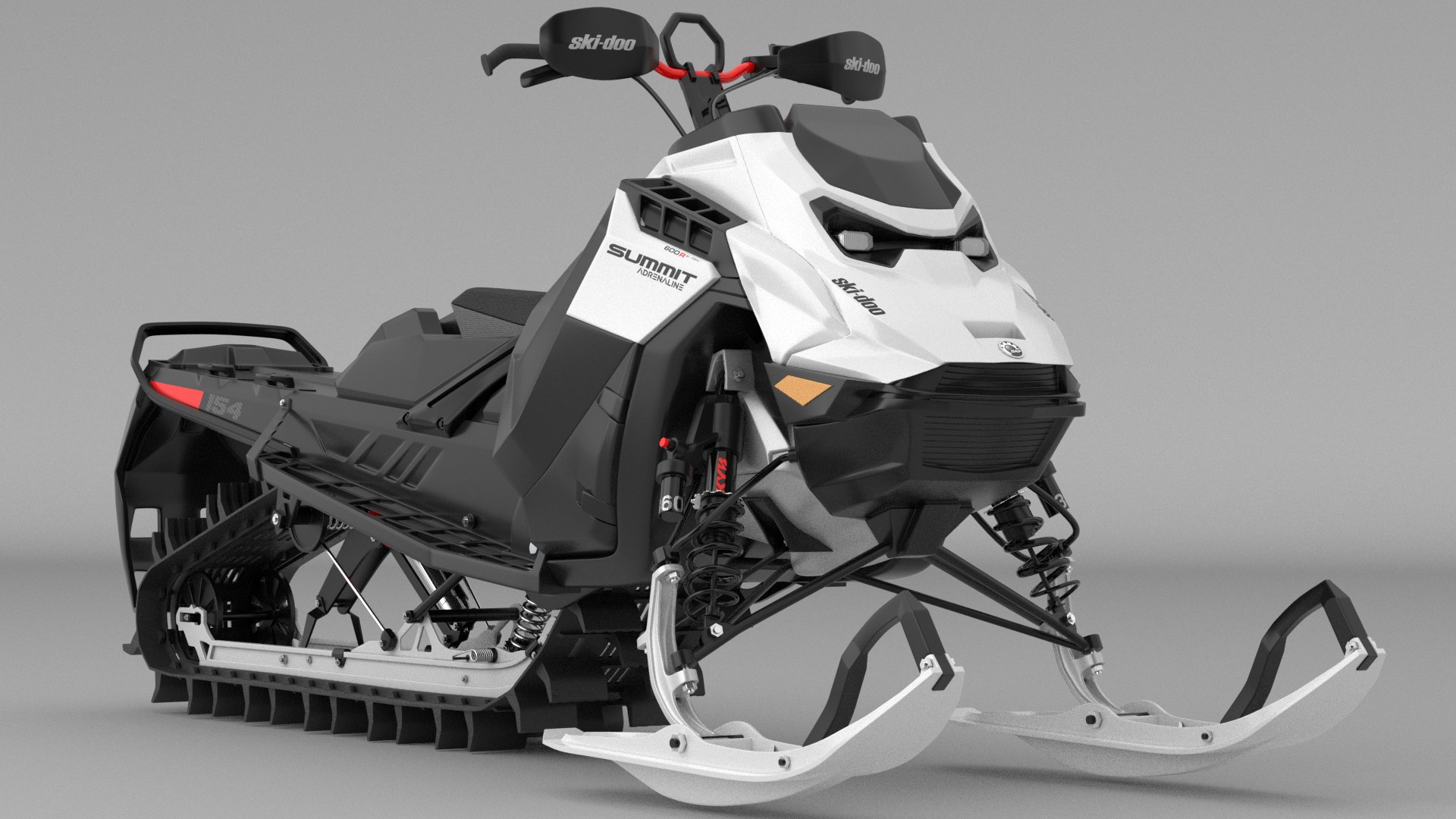 Snowmobile Ski-Doo Summit Adrenaline 600R E-TEC 154 Grey And Black 2025 ...