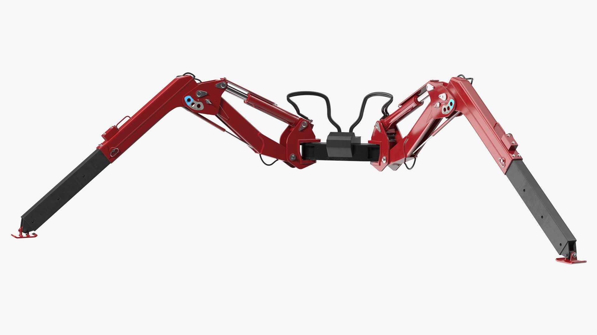 Extended Side Hydraulic Outrigger Unfolded 3D Model - TurboSquid 1833303