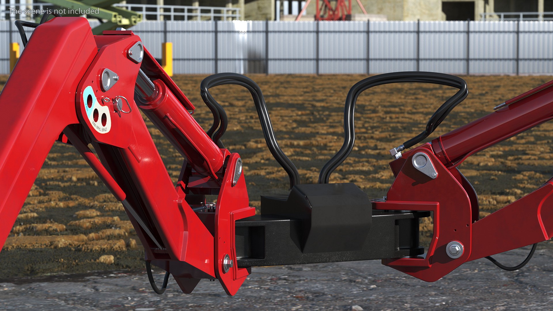 Extended Side Hydraulic Outrigger Unfolded 3D Model - TurboSquid 1833303