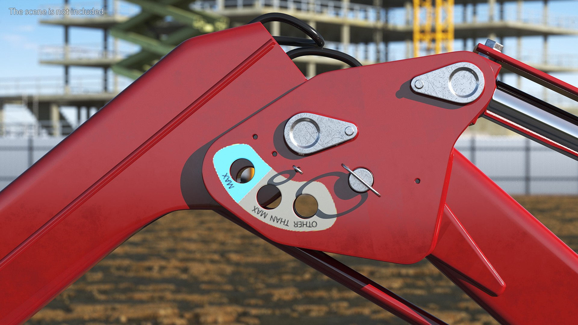 Extended Side Hydraulic Outrigger Unfolded 3D Model - TurboSquid 1833303