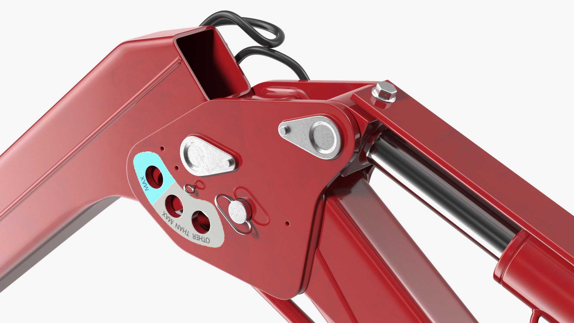 Extended Side Hydraulic Outrigger Unfolded 3D model - TurboSquid 1833303