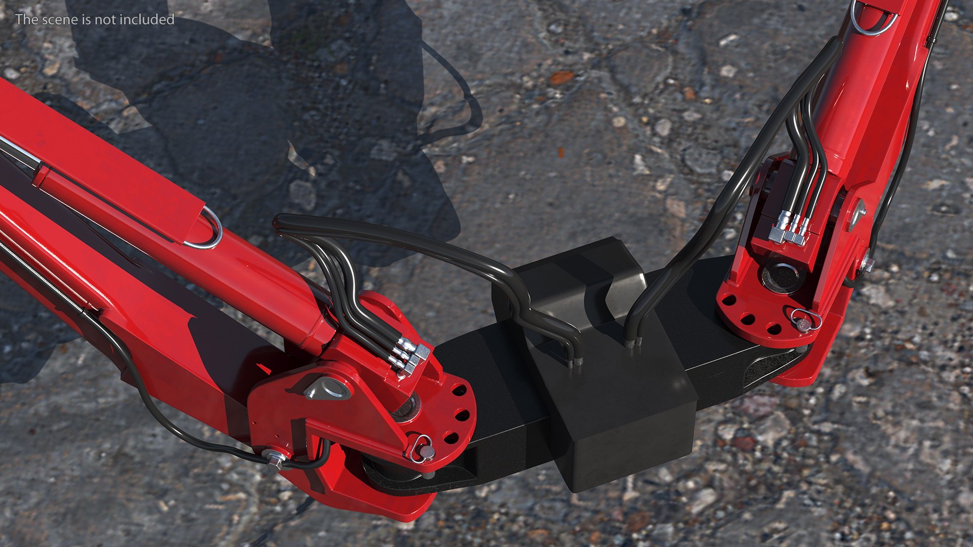 Extended Side Hydraulic Outrigger Unfolded 3D Model - TurboSquid 1833303