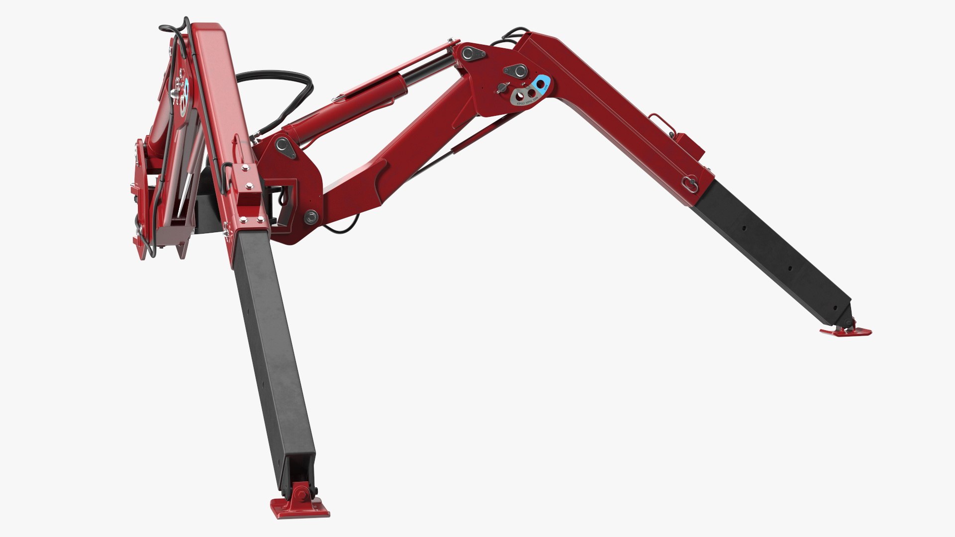 Extended Side Hydraulic Outrigger Unfolded 3D model - TurboSquid 1833303