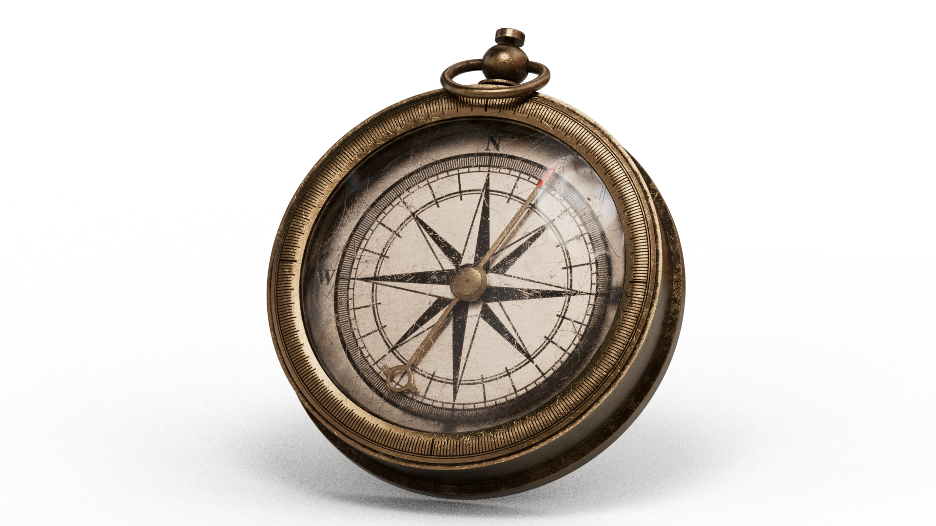 3D Compass Old And Cute - TurboSquid 2113982