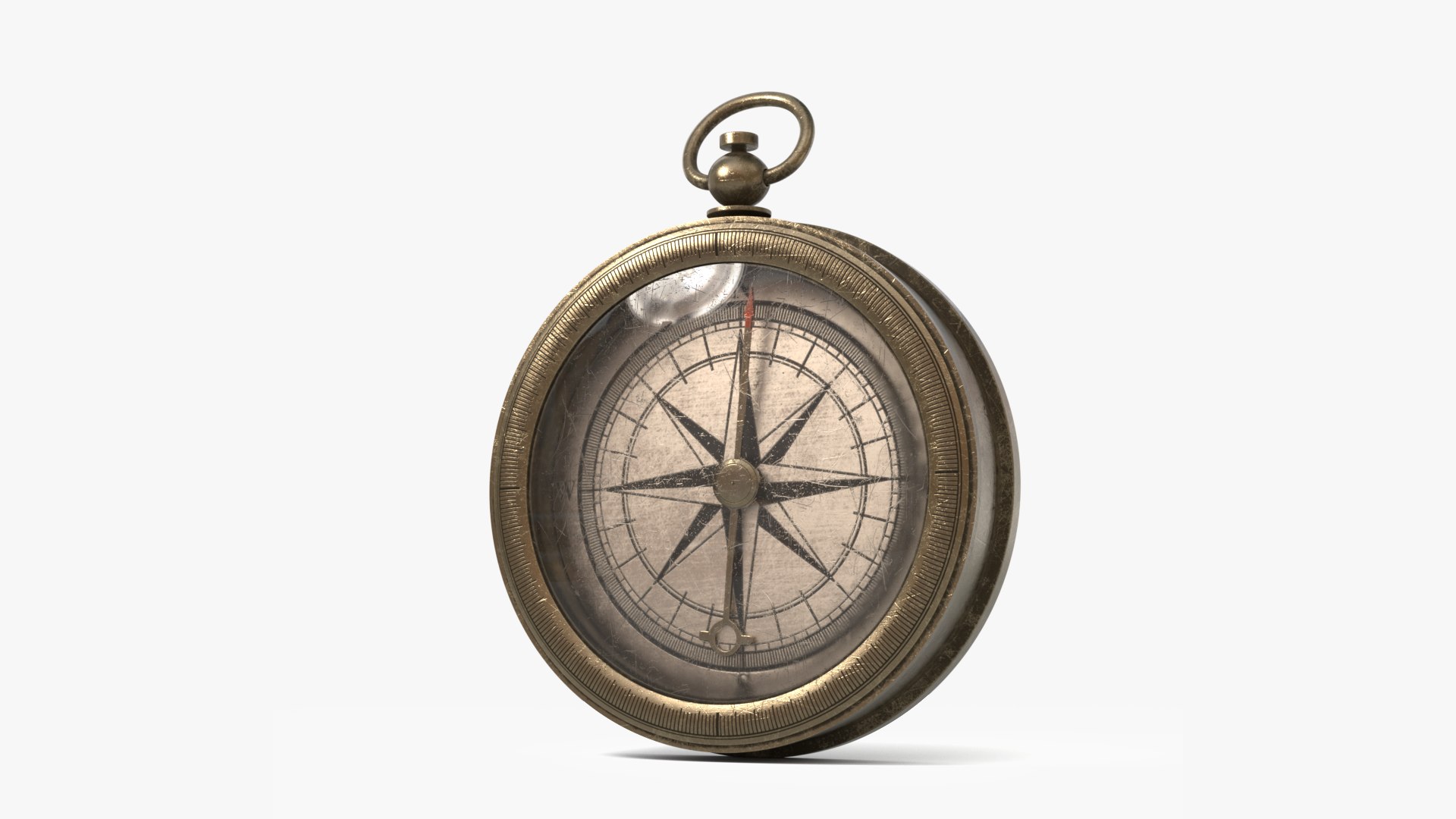 3D Compass Old And Cute - TurboSquid 2113982