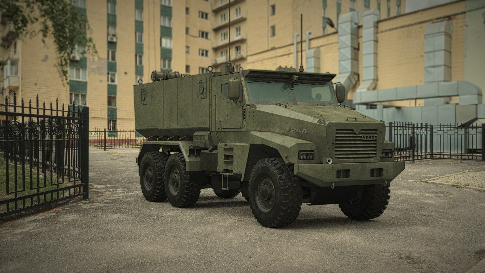 Ural 63095 Typhoon Model - TurboSquid 1673764