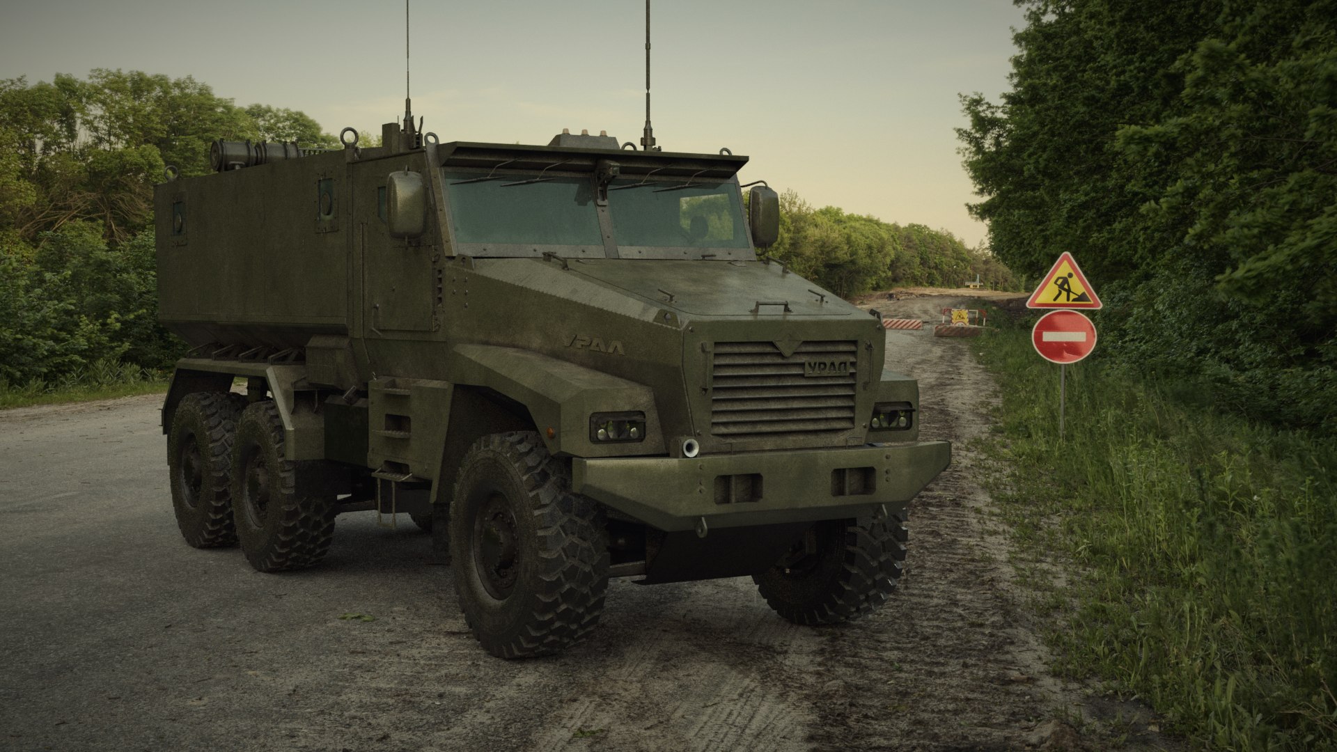 Ural 63095 Typhoon Model - TurboSquid 1673764